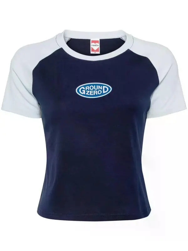 GROUND ZERO Logo-print T-shirt