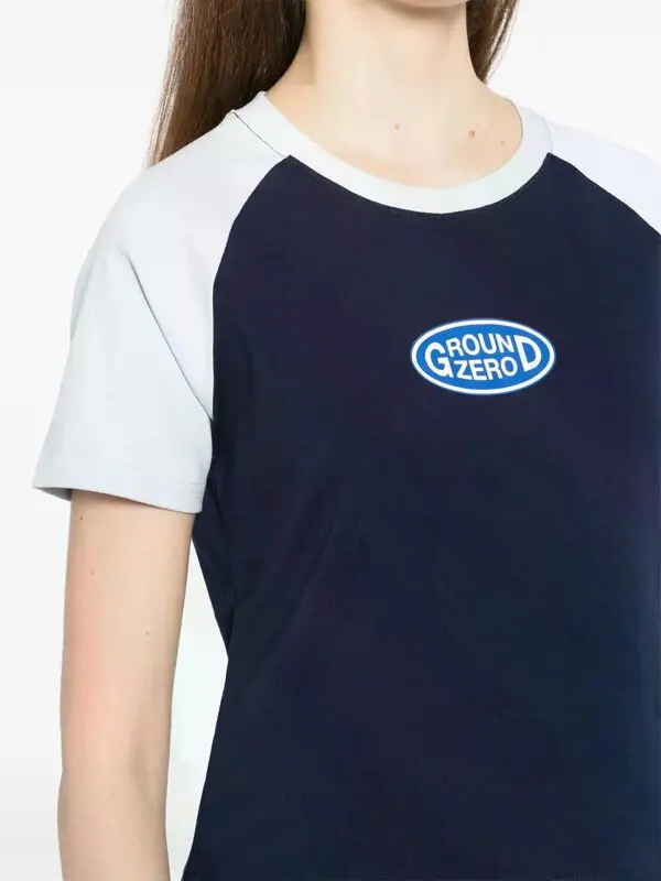 GROUND ZERO Logo-print T-shirt