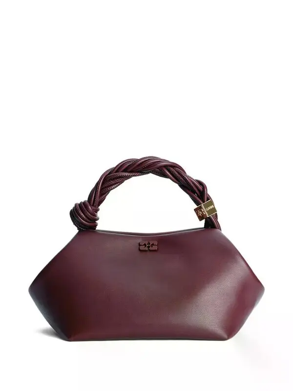 GANNI Small Crossbody Bag With Twisted Handle - Red