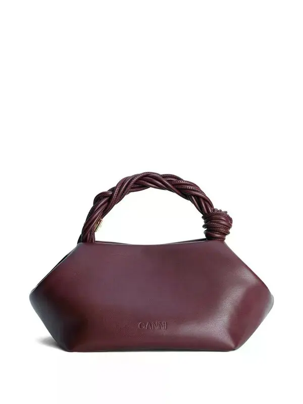 GANNI Small Crossbody Bag With Twisted Handle - Red