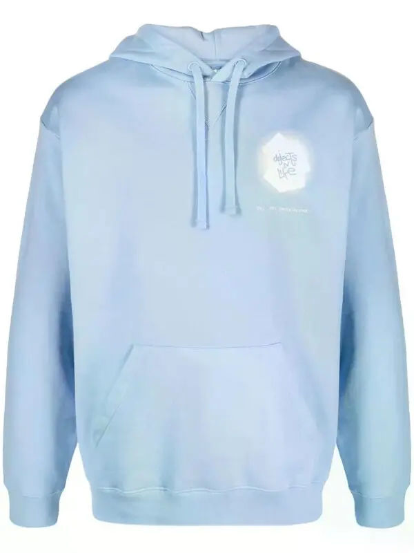 OBJECTS IV LIFE Cloud-print Cotton Hoodie