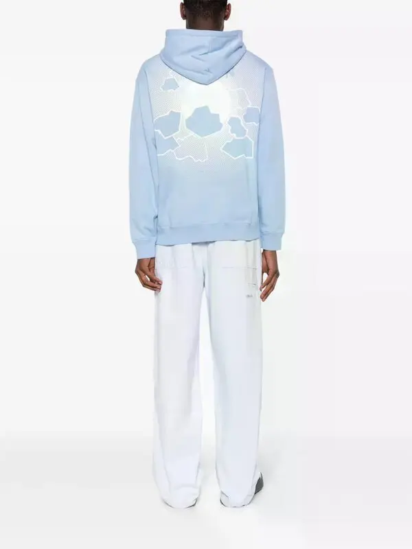 OBJECTS IV LIFE Cloud-print Cotton Hoodie