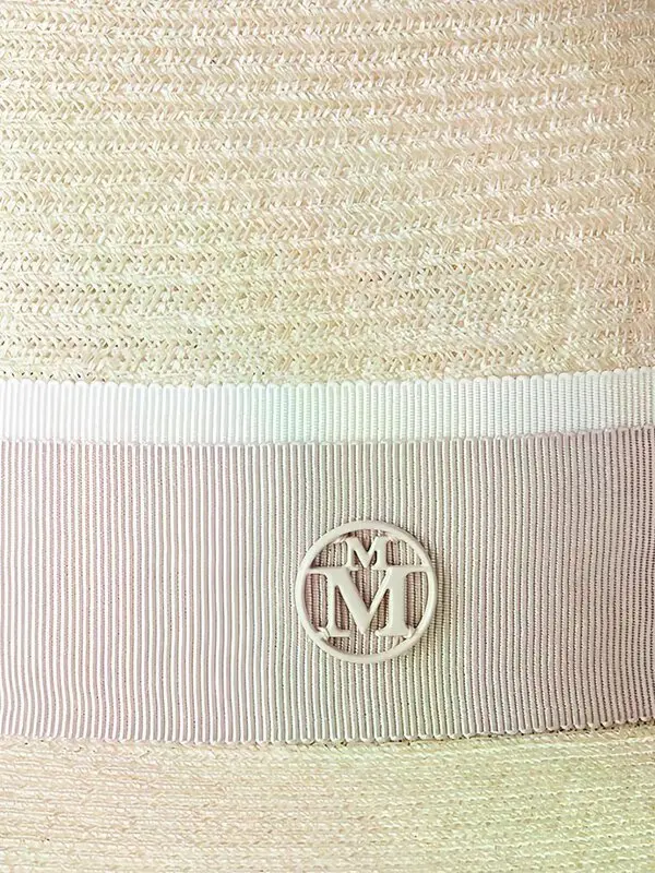 MAISON MICHEL André Straw Fedora Hat - Neutrals