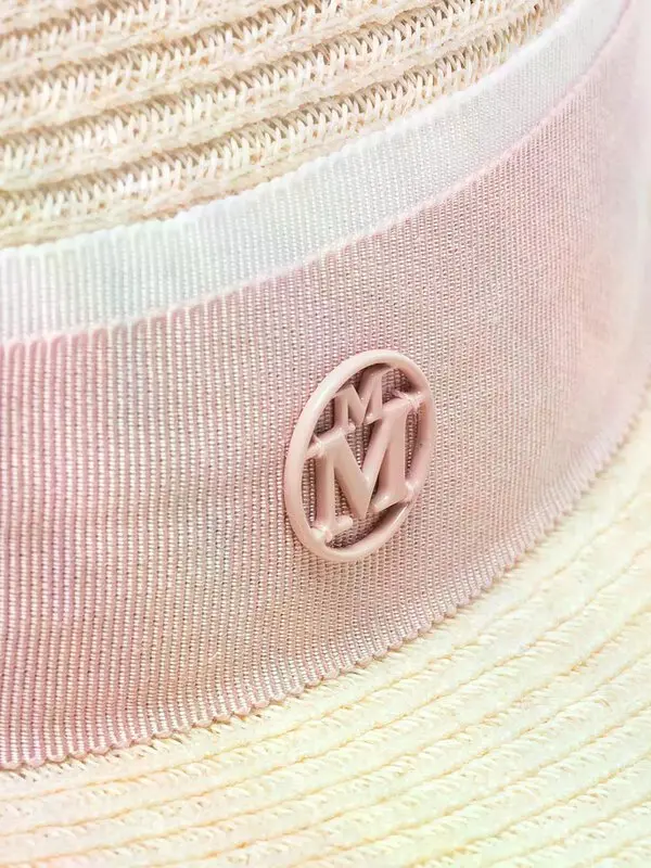MAISON MICHEL André Straw Fedora Hat - Neutrals
