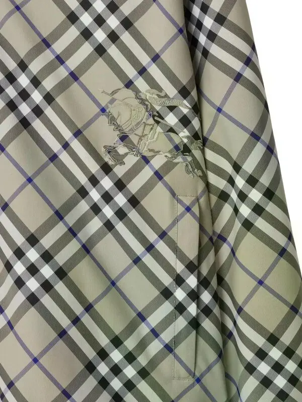 Burberry Checked Reversible Hooded Jacket