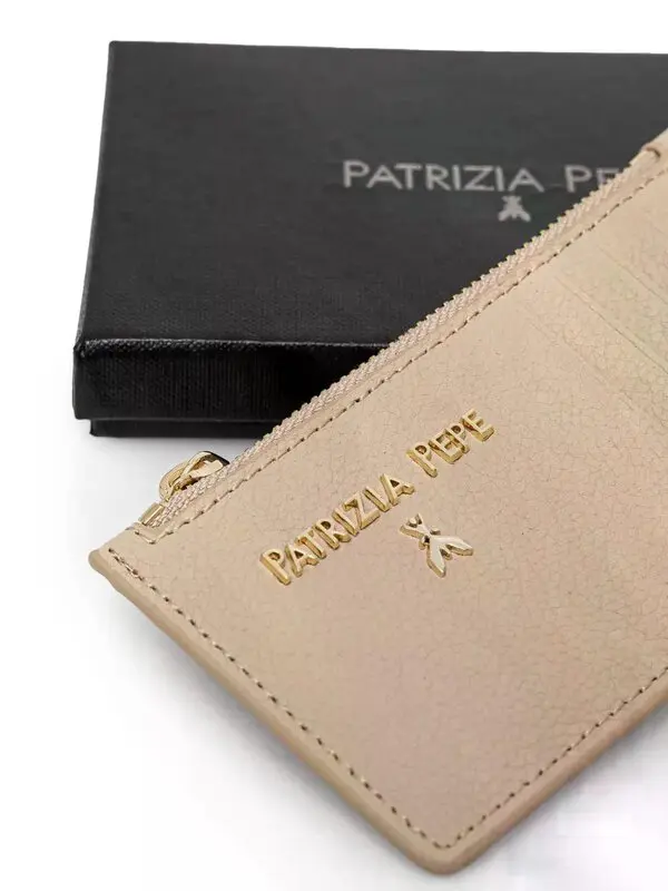 Patrizia Pepe Leather Wallet - Neutrals
