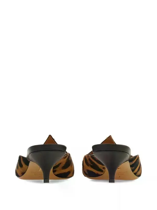 FERRAGAMO Leopard-print Mules