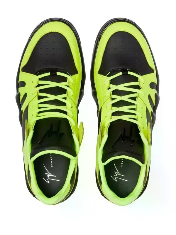 GIUSEPPE ZANOTTI Talon Color-block Sneakers - Black