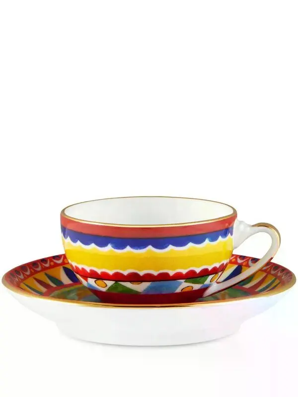 Dolce & Gabbana Carretto Siciliano Espresso Set - Yellow