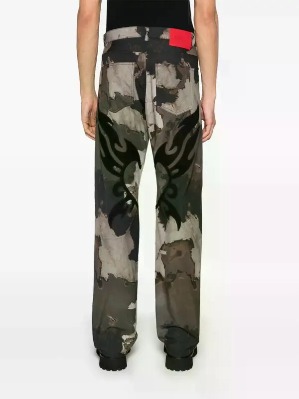 KUSIKOHC Burn Print Trousers