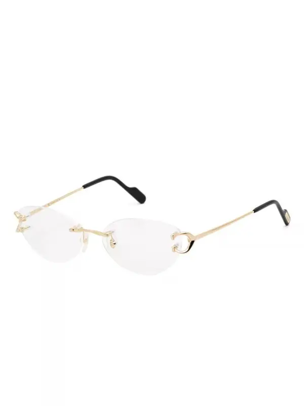 Cartier Oval-frame Glasses