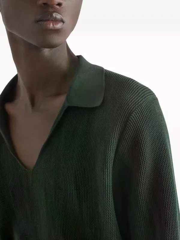 Dolce & Gabbana Ribbed Knit V-neck Sweater