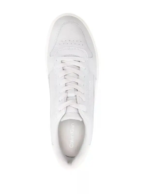 Calvin Klein Print Leather Sneakers
