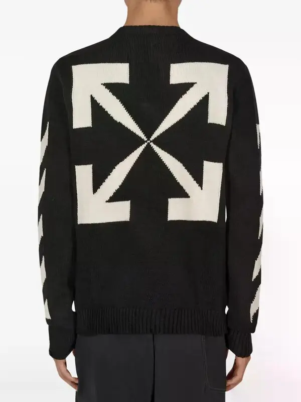 Off-White Diag Arrow Sweater - Black