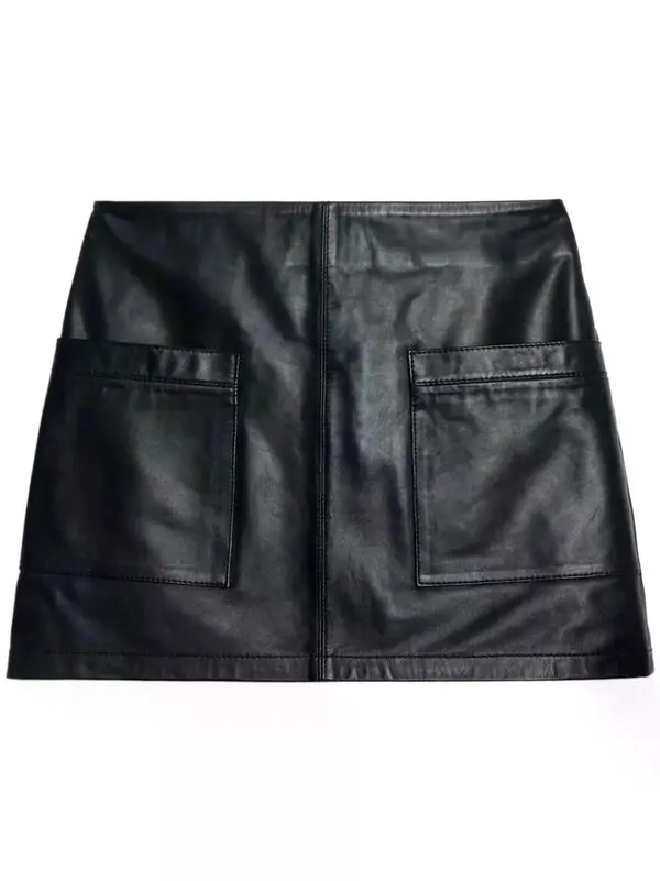 Zadig&Voltaire Leather Mini Skirt