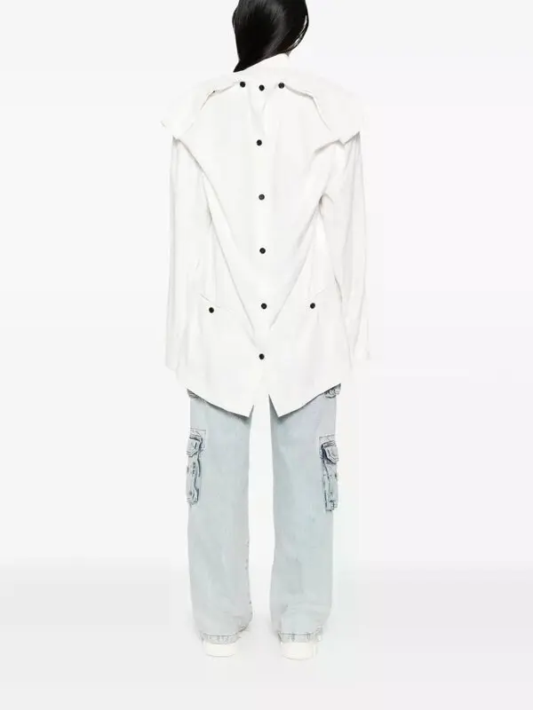 PUSHBUTTON Squared-back Single-breasted Blazer