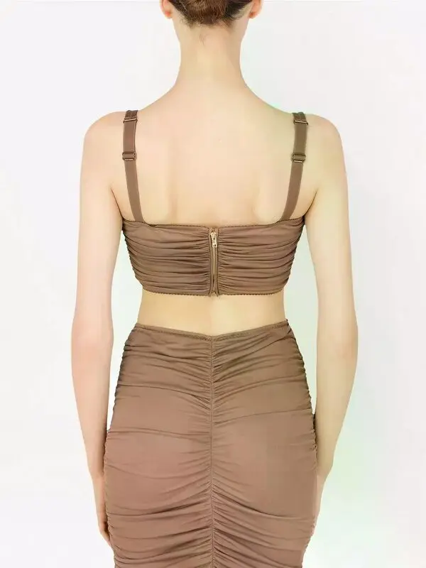 Dolce & Gabbana Draped Crop Top