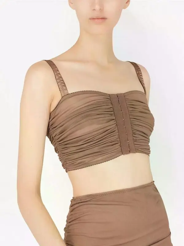 Dolce & Gabbana Draped Crop Top