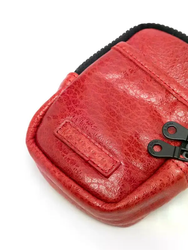 PRIVATE STOCK LABS Leather Zip Pouch