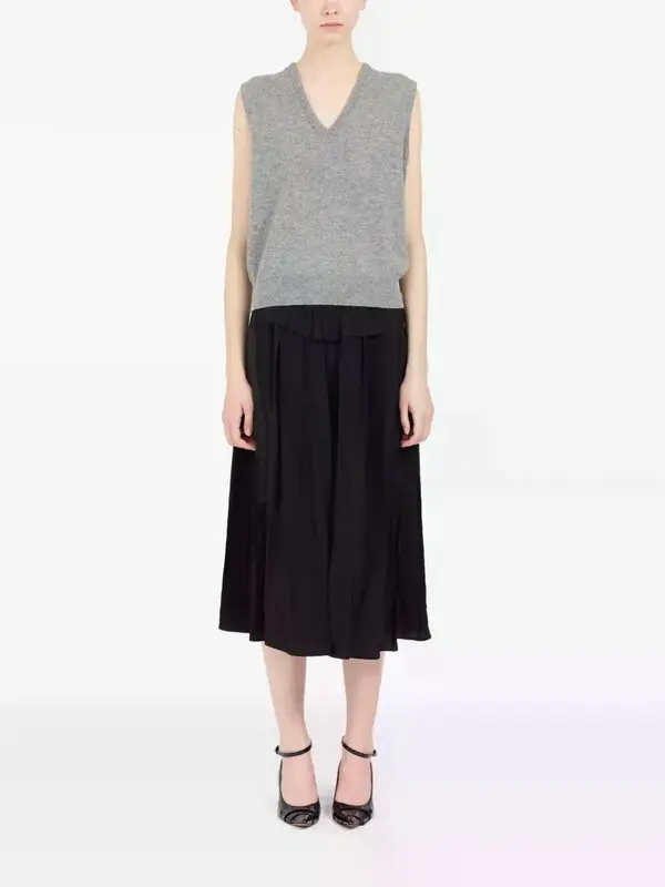 MAISON MARGIELA Virgin Wool V-neck Vest