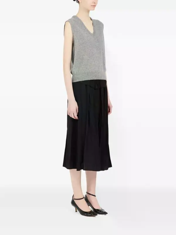 MAISON MARGIELA Virgin Wool V-neck Vest