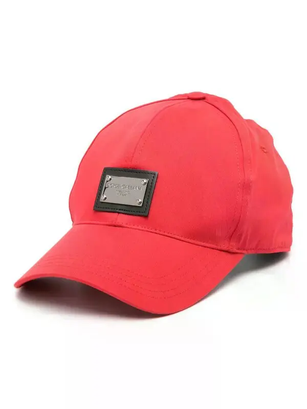 Dolce & Gabbana Logo-tag Baseball Cap - Red