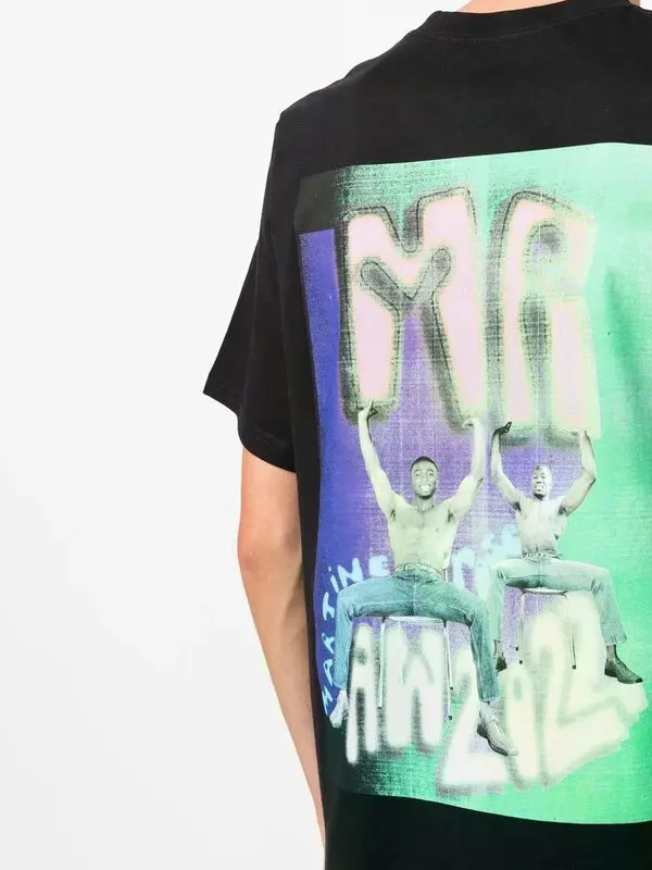 Martine Rose Rear Graphic-print T-shirt