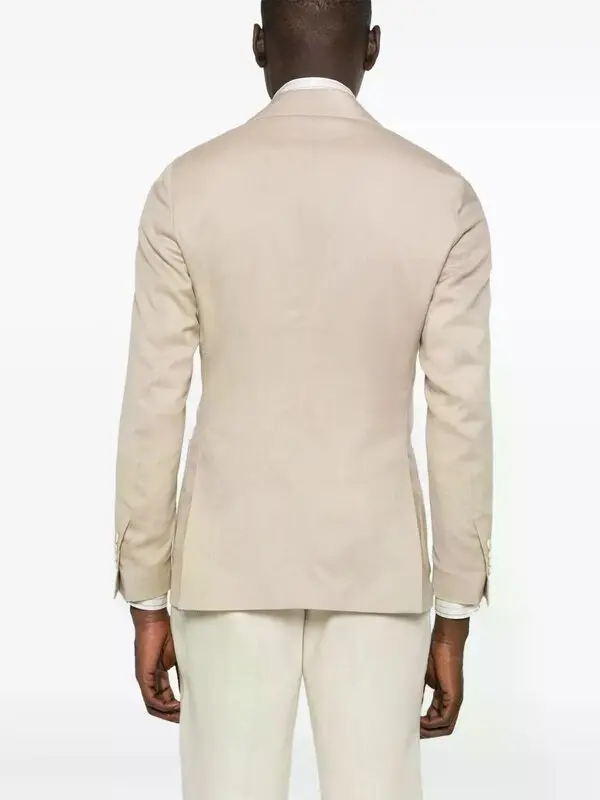 LARDINI Single-breasted Blazer - Neutrals