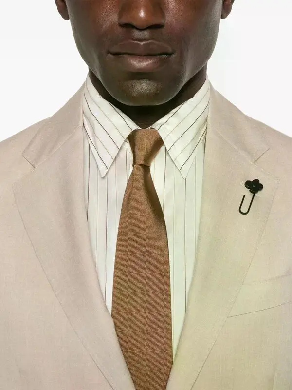 LARDINI Single-breasted Blazer - Neutrals