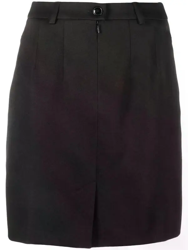 Martine Rose High-waisted Logo-patch Skirt
