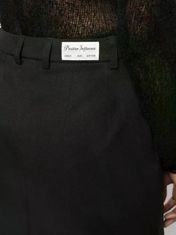 Martine Rose High-waisted Logo-patch Skirt