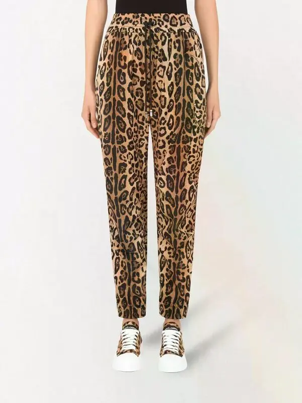 Dolce & Gabbana Leopard-print Track Pants