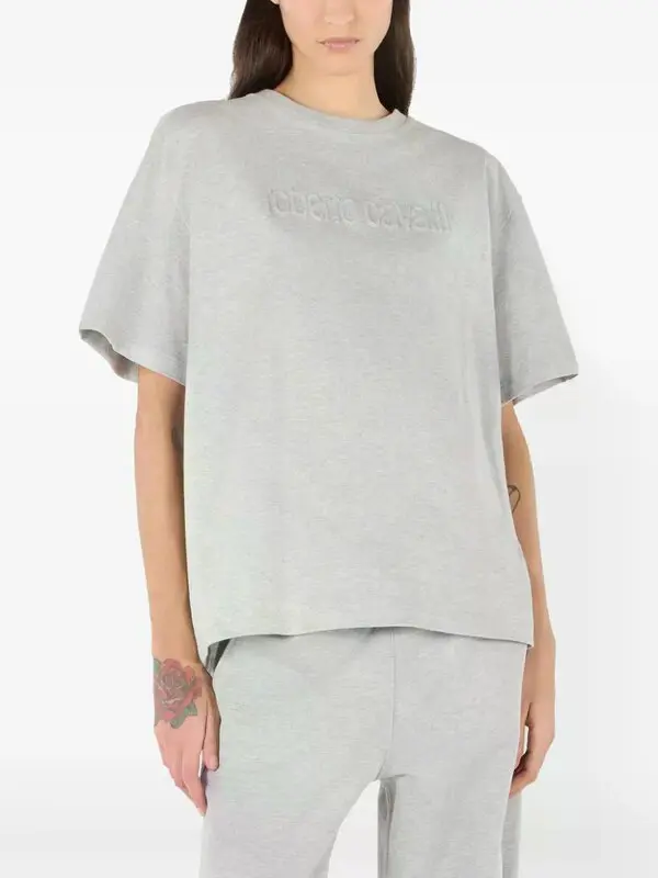 Roberto Cavalli Logo-embossed T-shirt