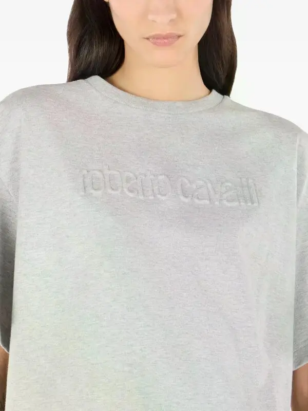 Roberto Cavalli Logo-embossed T-shirt