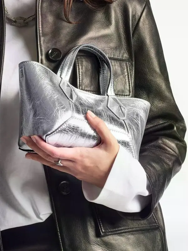JIMMY CHOO Diamond Xs Tote Bag - Silver