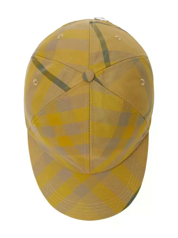 Burberry Check-pattern Cotton Cap