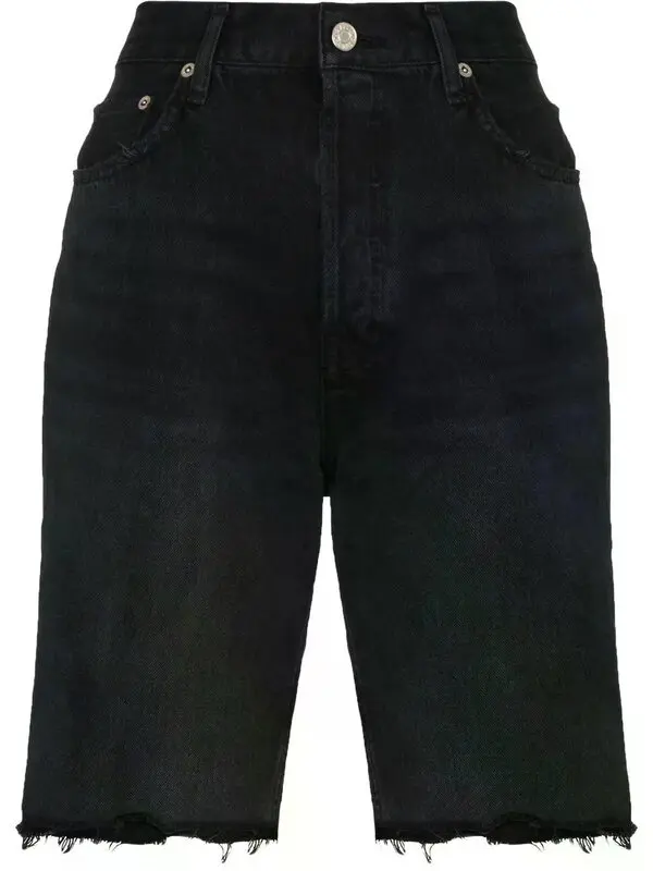 AGOLDE Knee-length Denim Shorts
