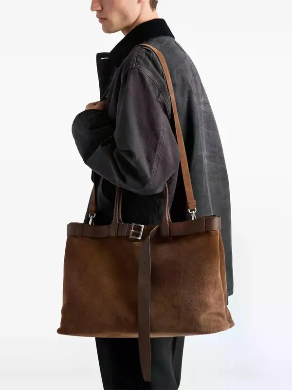 Prada Buckle Tote Bag