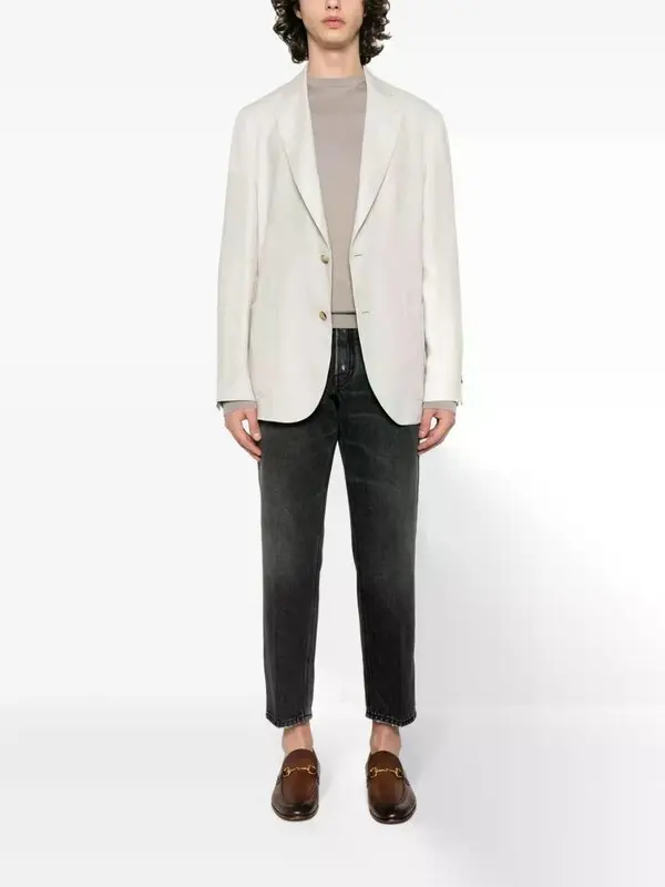 Boglioli K Interlock-twill Suit Jacket - Neutrals