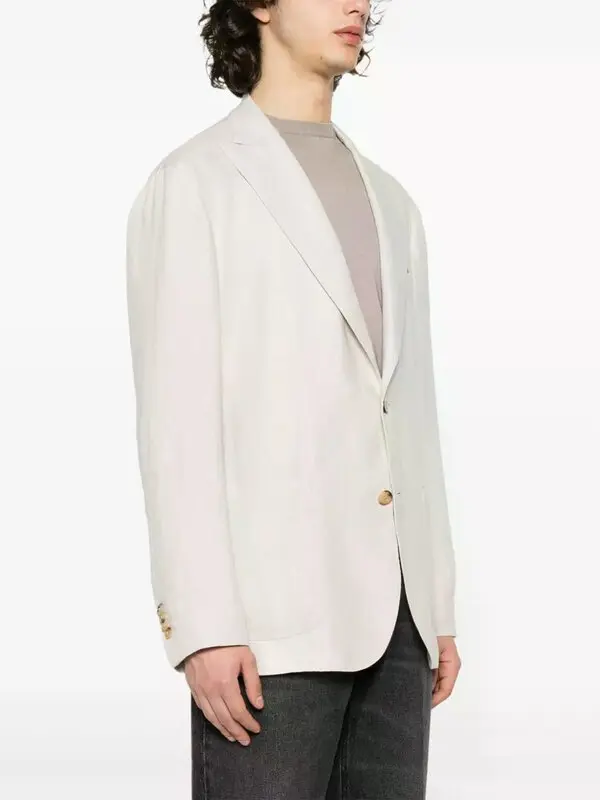 Boglioli K Interlock-twill Suit Jacket - Neutrals