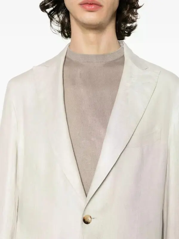 Boglioli K Interlock-twill Suit Jacket - Neutrals