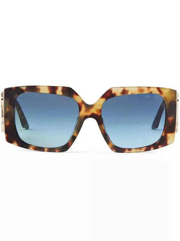 JIMMY CHOO Ariana Oversized Sunglasses - Brown