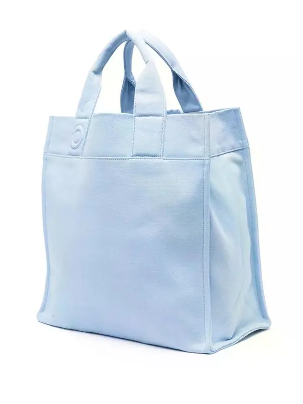 OBJECTS IV LIFE Logo-print Cotton Tote Bag - Blue