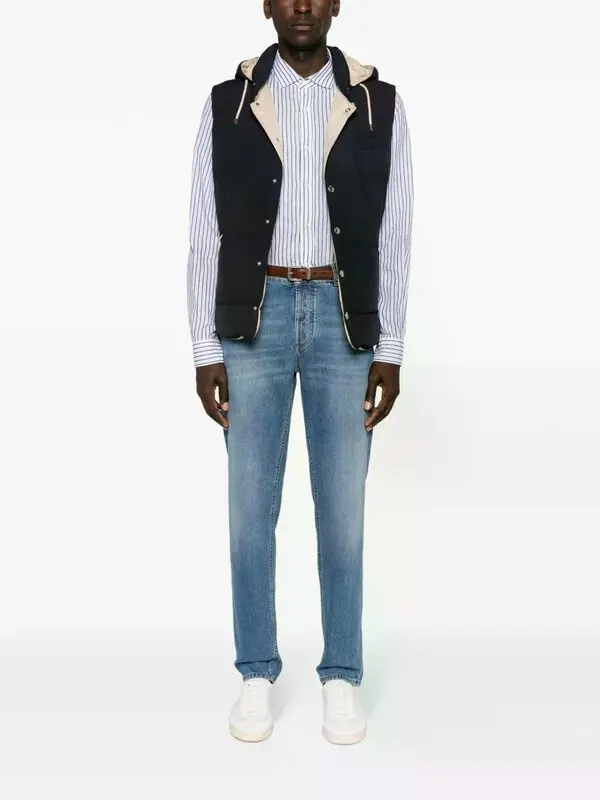 Brunello Cucinelli Mid-rise Slim Jeans - Blue