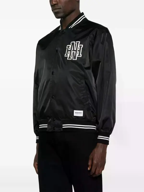 NEIGHBORHOOD Logo-patch Baseball Jacket