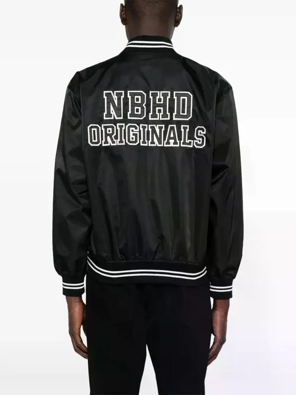 NEIGHBORHOOD Logo-patch Baseball Jacket