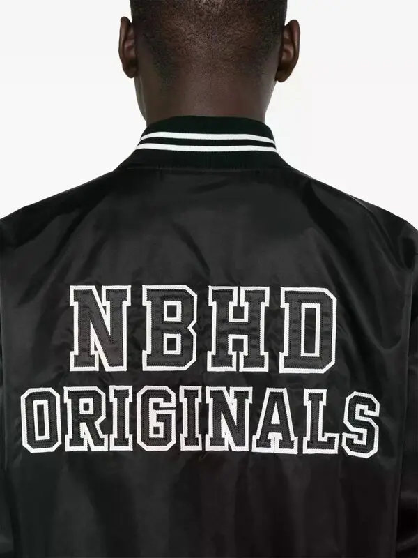 NEIGHBORHOOD Logo-patch Baseball Jacket