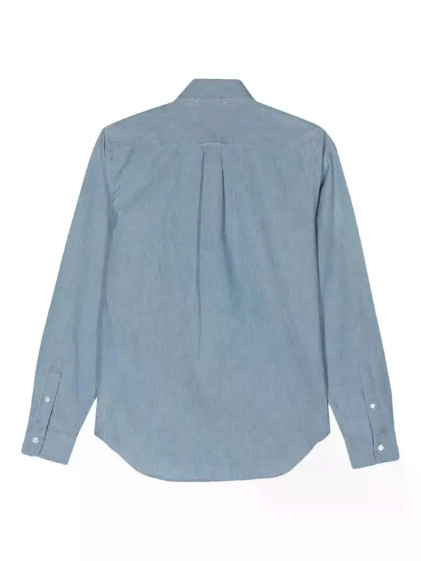 Maison Kitsuné Fox Head-patch Cotton Shirt