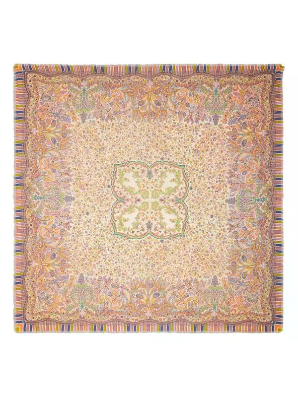 Etro Paisley-print Scarf - Neutrals