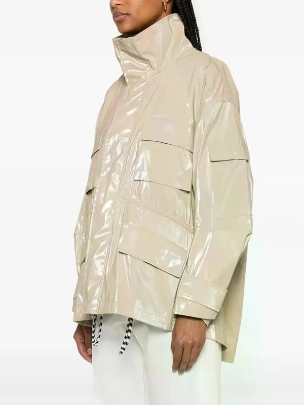 Plan C Glossy Cotton Jacket